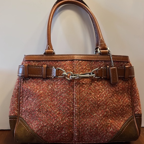 Coach | Bags | Coach Hampton Tweed Bag | Poshmark